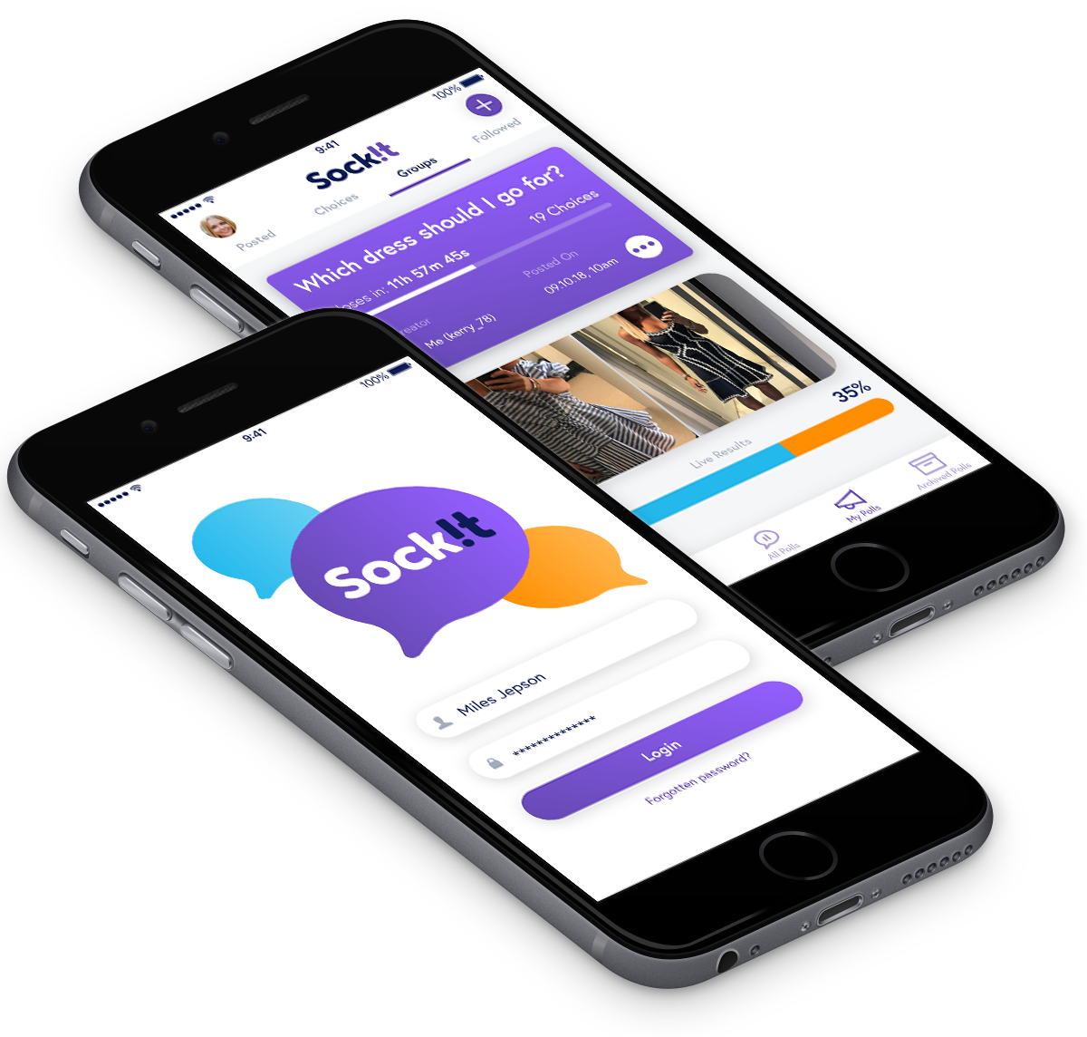 Social media web app design and development - Sock!t - Pendulum